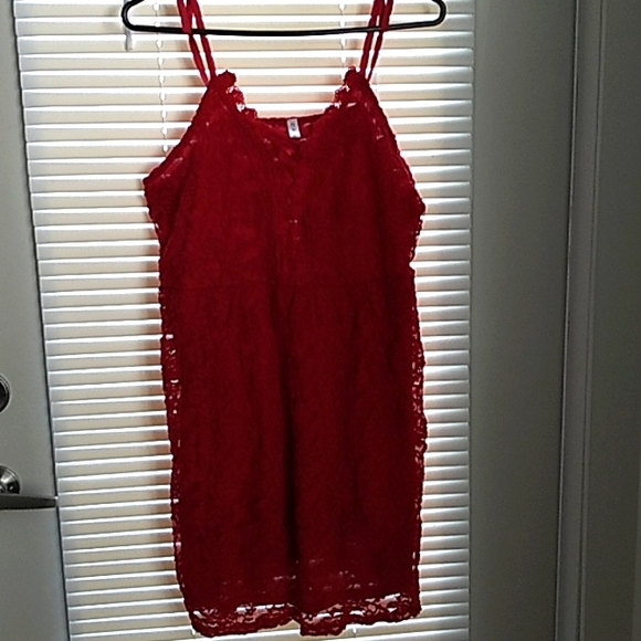 Rosegal | Intimates & Sleepwear | Red Lace Plus Size Lingerie Rosegal ...